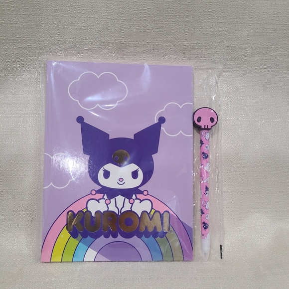 Hello Kitty | Office | Hello Kitty Kuromi Notepad And Pen Hello Kitty ...